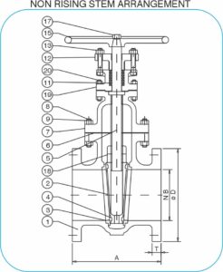 Cast Steel Gate Valve - ..:: PRO TECH VALVES